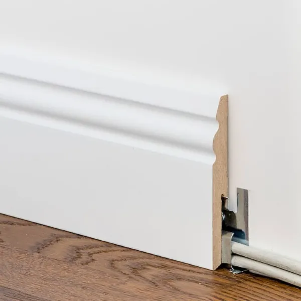 Lajsna za pod bela MX-120x16x2200 MDF - Woodstock | Kvalitetni parketi ...